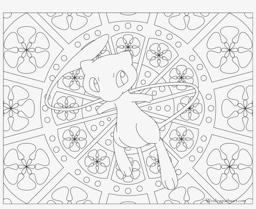 Printable Mew Coloring Pages Anime Coloring Pages